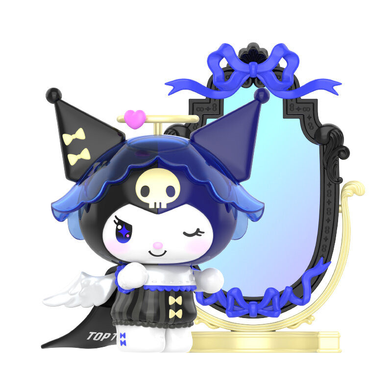 Фигурка унисекс TOP TOY x Sanrio Kuromi Коллекция Магия Трейни Слепая Коробка, Gift Not Included, Confirmed-Mirror-Angel (Open)