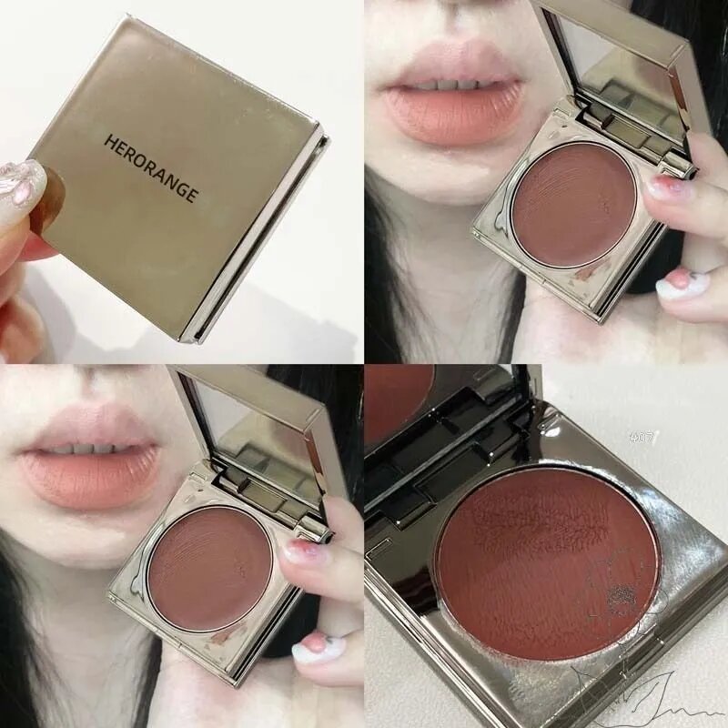 Крем-румяна HERORANGE Sweet Blush 07#, универсальный оттенок для лица и губ, матовый финиш