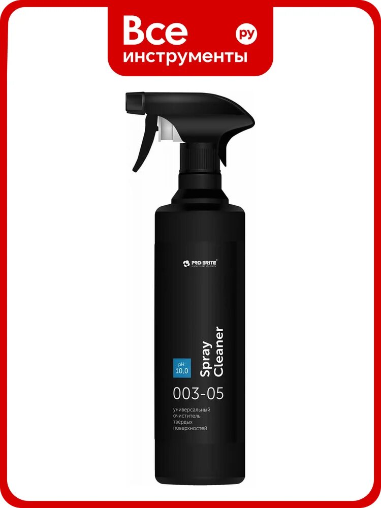 Очиститель PRO-BRITE SPRAY CLEANER твёрдых поверхностей щелочной водный состав с триггерным распылителем для очистки