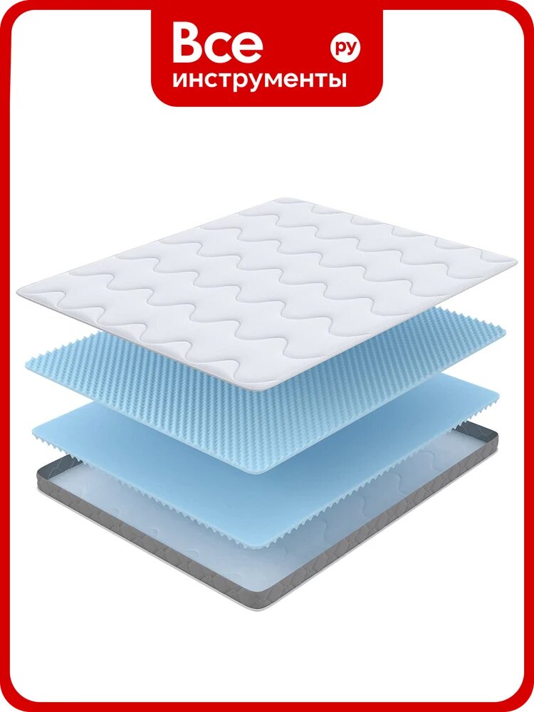 Матрас ProSon SOVA Flex S, анатомический, беспружинный, 90x190 см