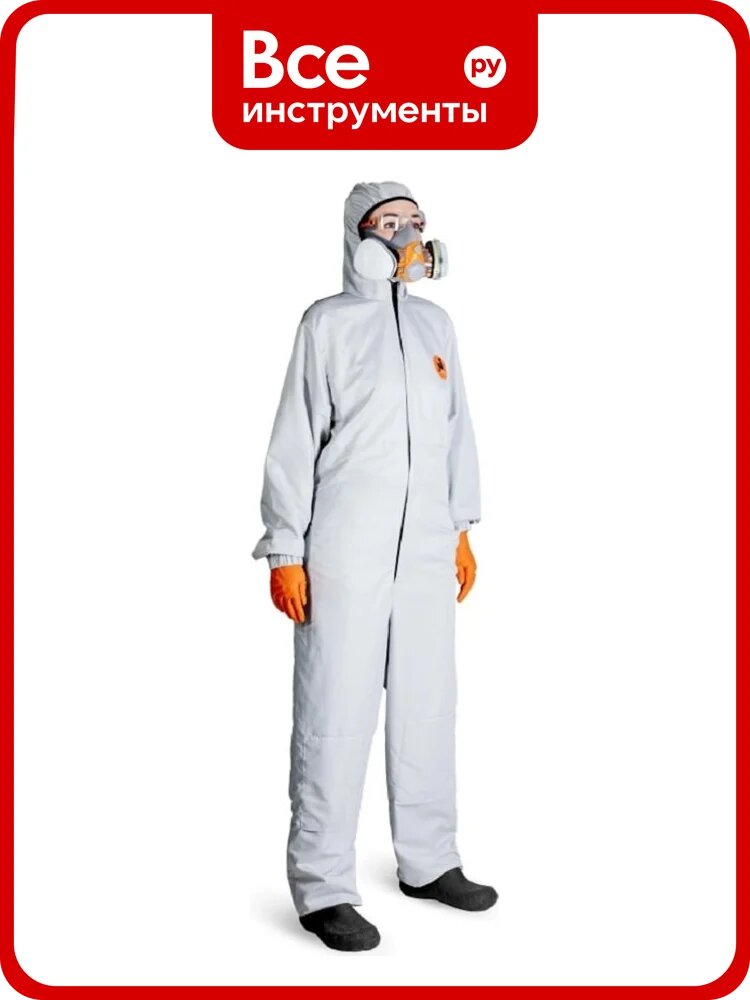 Малярный многоразовый антистатический комбинезон Jeta Safety CARBO-Master с пропиткой Teflon, р. XL/52-54 JPC175-XL