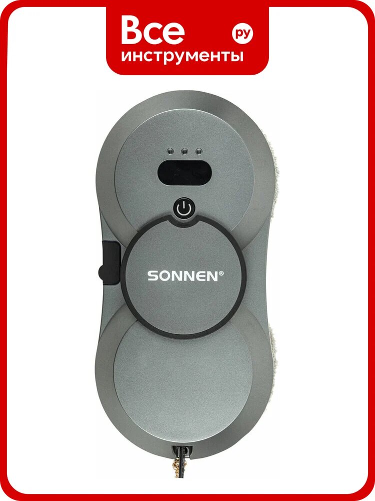 Робот-мойщик окон SONNEN Tech RWC-123 SPRAY, датчик от падения, 26 салфеток, пульт ДУ 456236