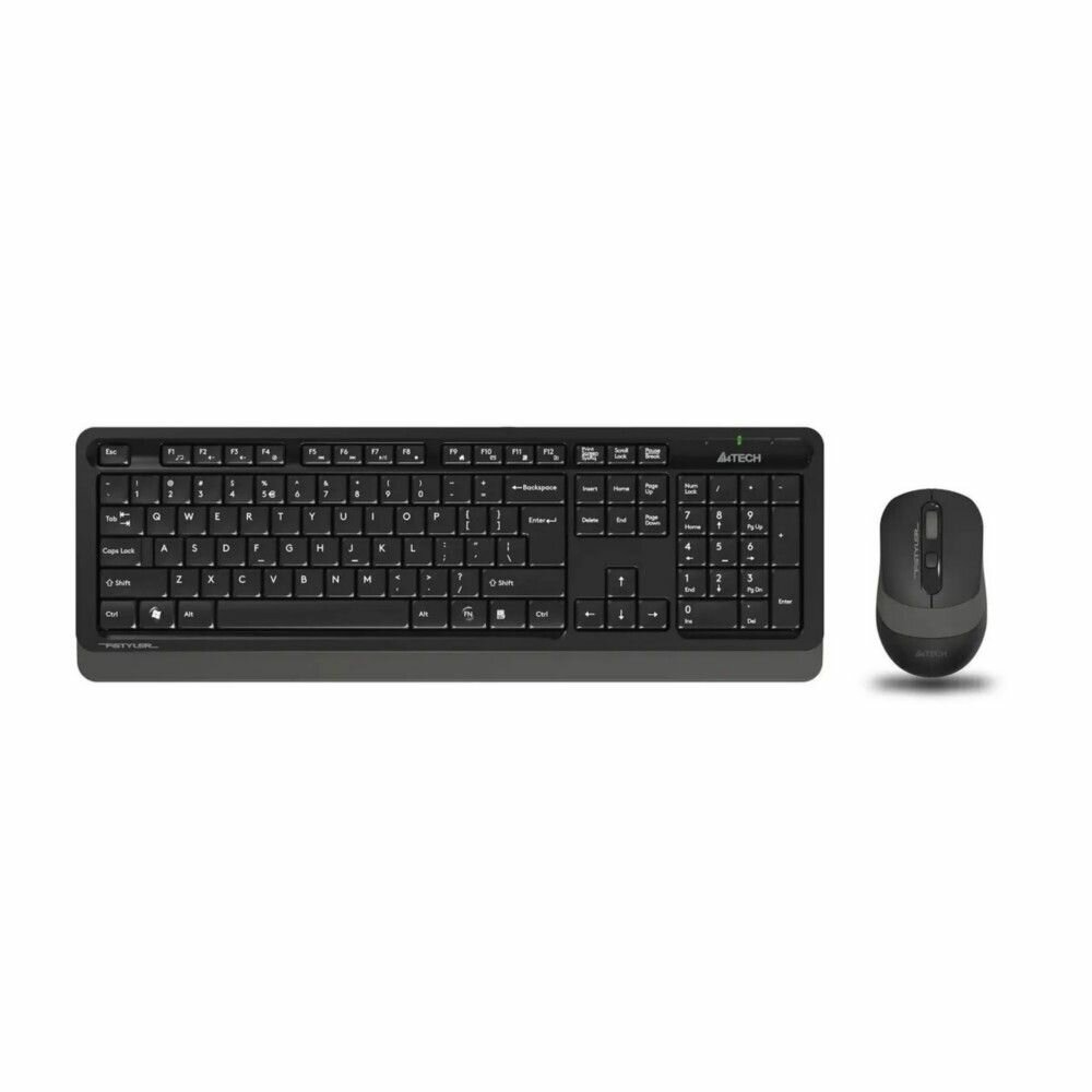 Комплект клавиатура+мышь беспроводной A4TECH FG1010 black/grey (USB, 2000dpi) (FG1010 GREY)