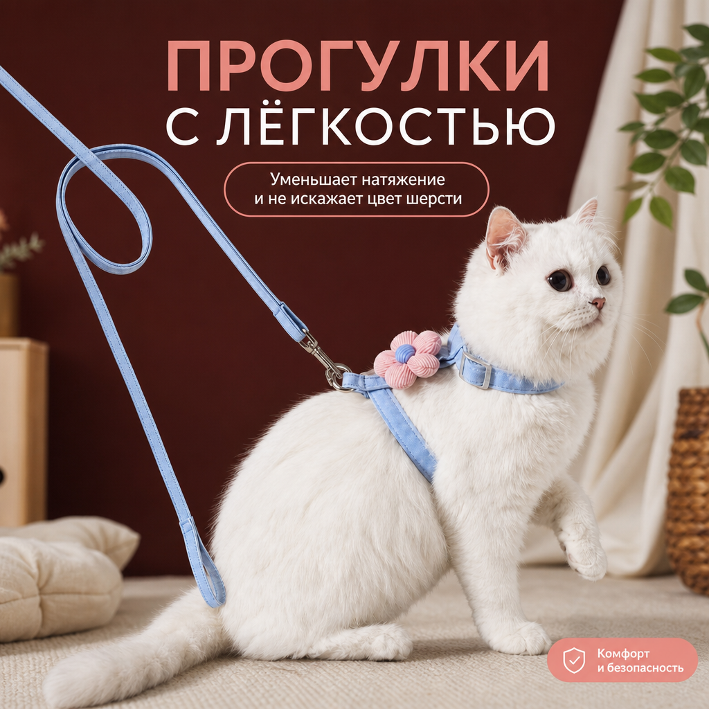 Регулируемый ошейник для собак, регулируемый, комфортный