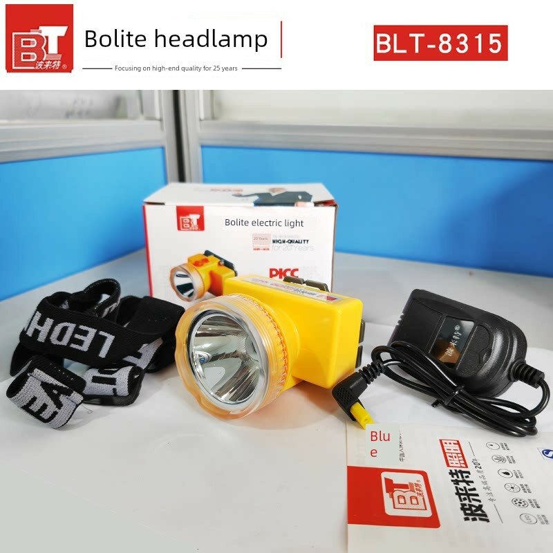 Налобный фонарь Bolite 8318 с литиевой батареей, сверхъяркий, дальнобойный, перезаряжаемый, для каски, специальный для