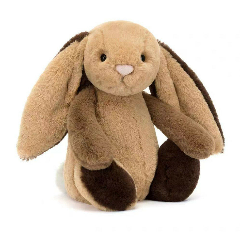 Plush toy bunny with bright colors and soft fabric for kids room decor style 18