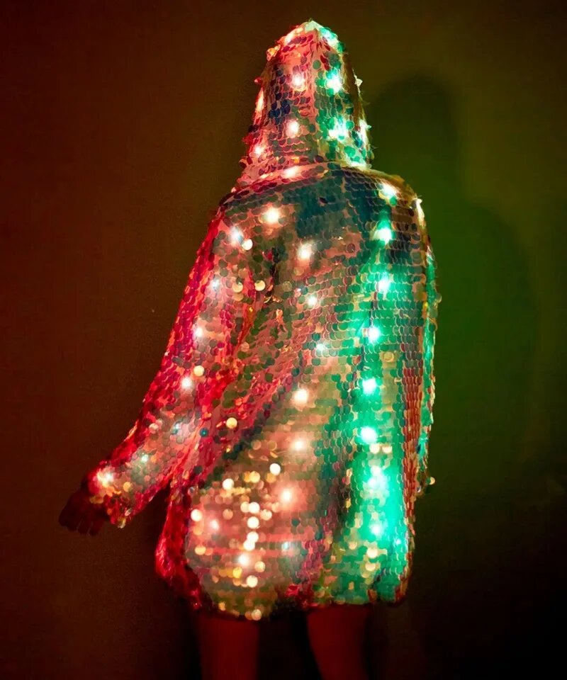 Светодиодная куртка LED coat B, размер S