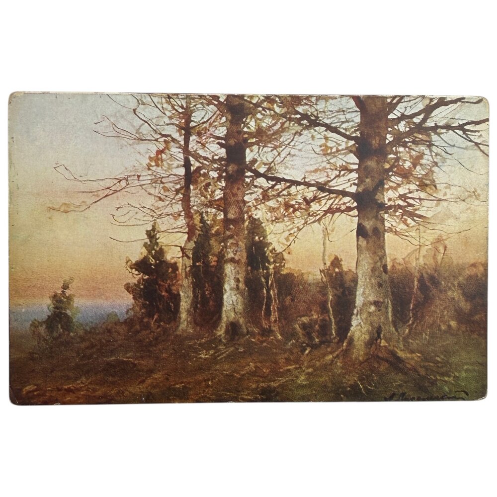 Почтовая открытка "Писемский - Осень" 1900-1914 гг. Ришар, Российская Империя