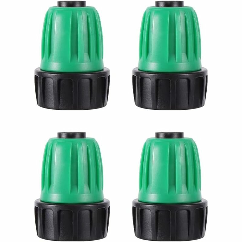Адаптер для шланга полива 3/4" на 1/2", 4 шт, переходник для капельного полива, соединитель для садового шланга