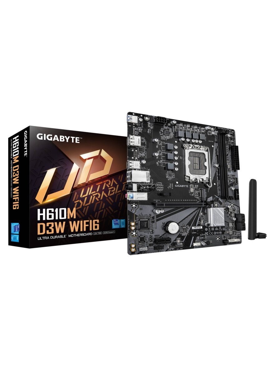 Материнская плата Gigabyte H610M D3W WIFI6 (LGA1700 mATX)