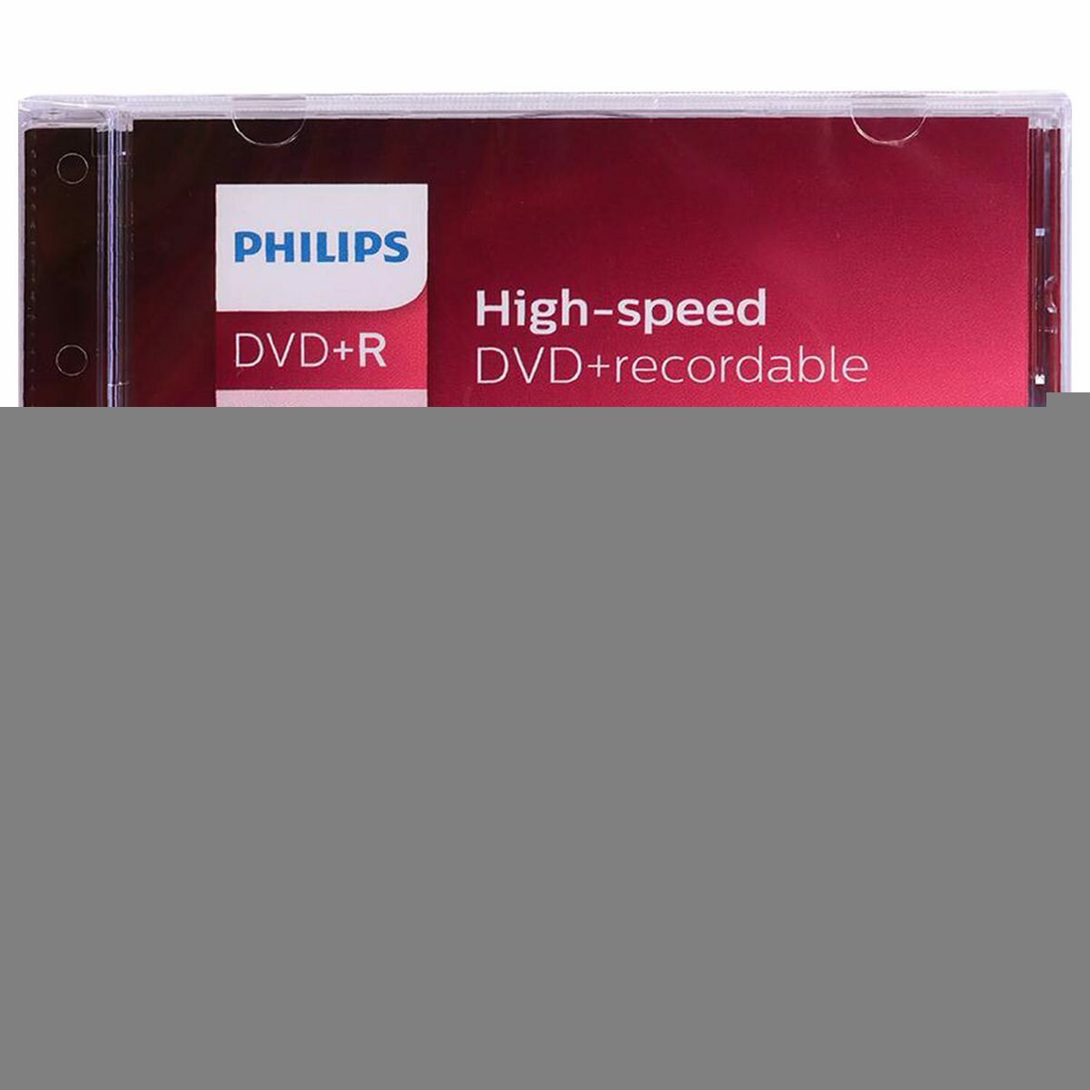 Оптический диск DVD+R Philips, 4.7Gb, 4x, slim case (DR4S6S01F/97), 200шт.