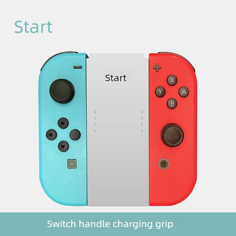 Портативная зарядная ручка для контроллеров Nintendo Switch Joy-Con, классический белый, стандартная версия,