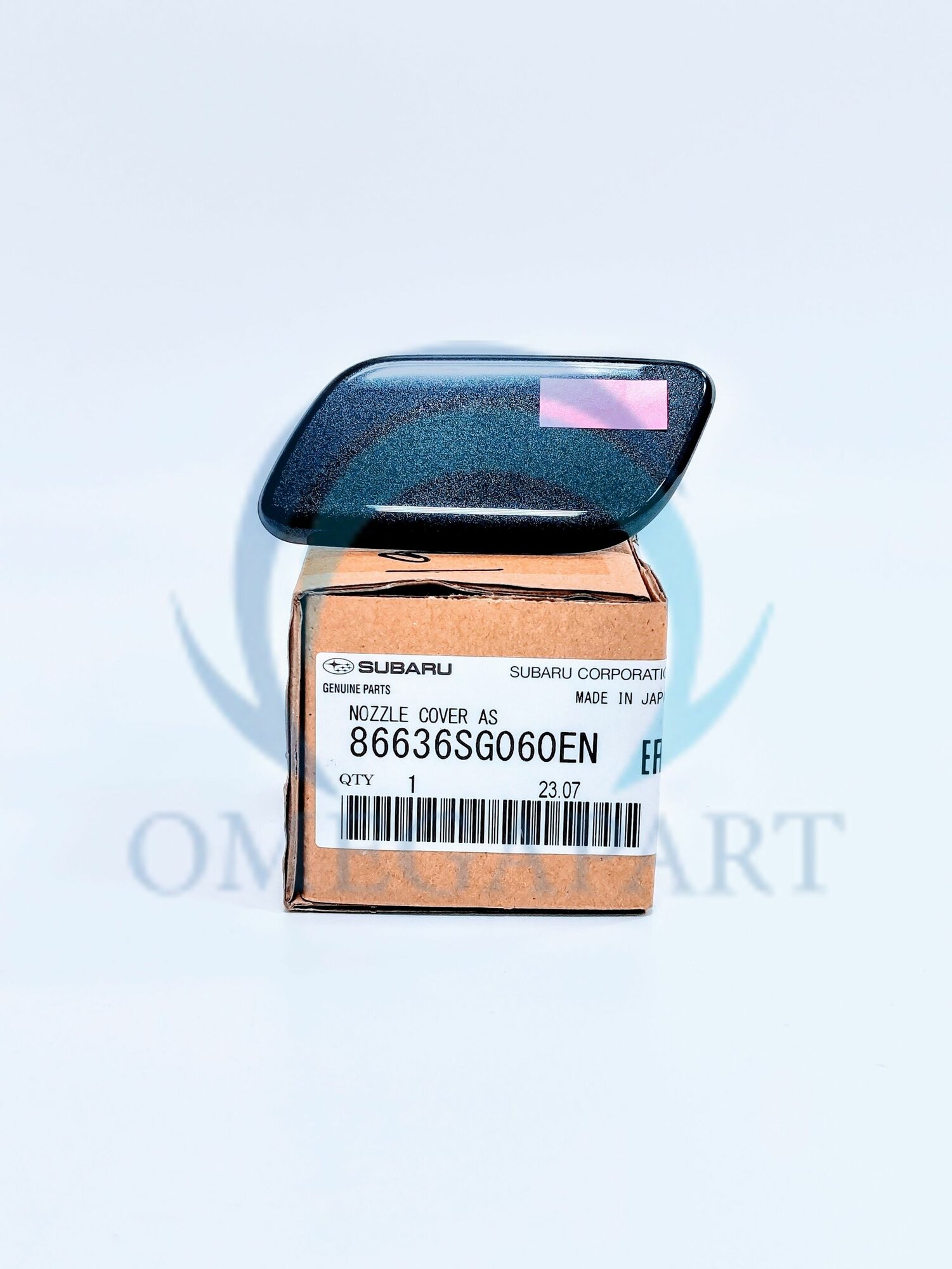 Крышка фopcyнки oмывaтeля левой фapы (заглушка бампера), Subaru 86636SG060EN