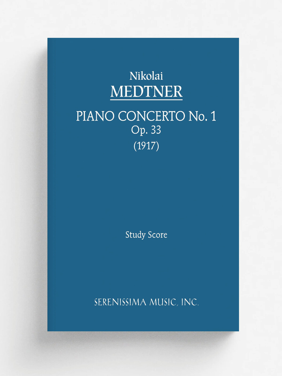 Piano Concerto No.1, Op.33. Study score