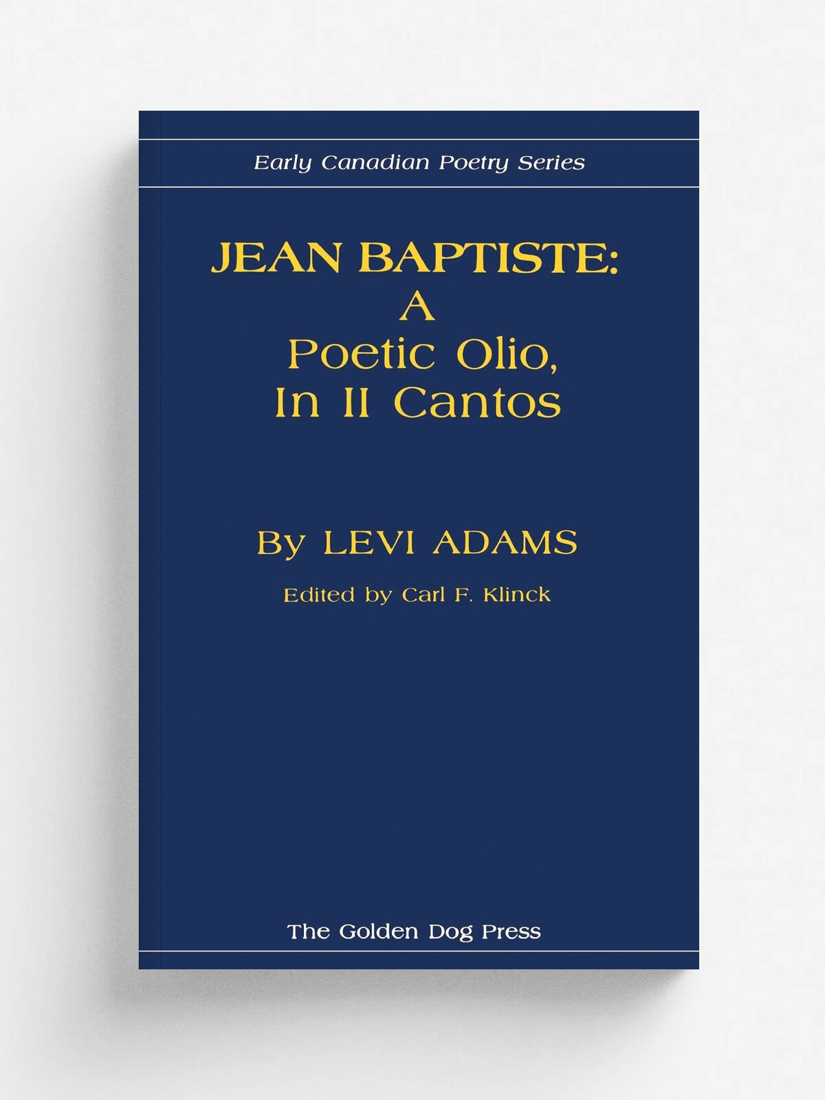 Jean Baptiste. a poetic olio, in II cantos