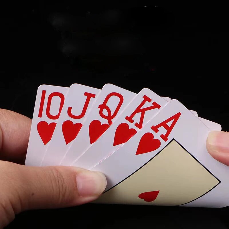 Игральные карты Texas Hold'em (bee pattern), синие — фото 1