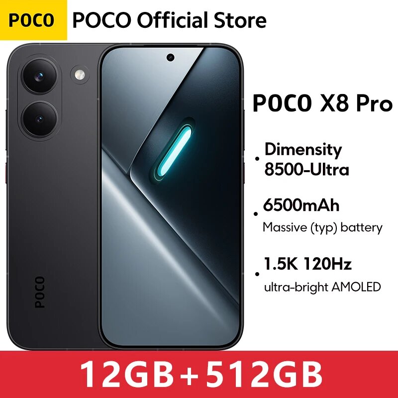 Смартфон Poco X8 Pro, 12/512ГБ, global