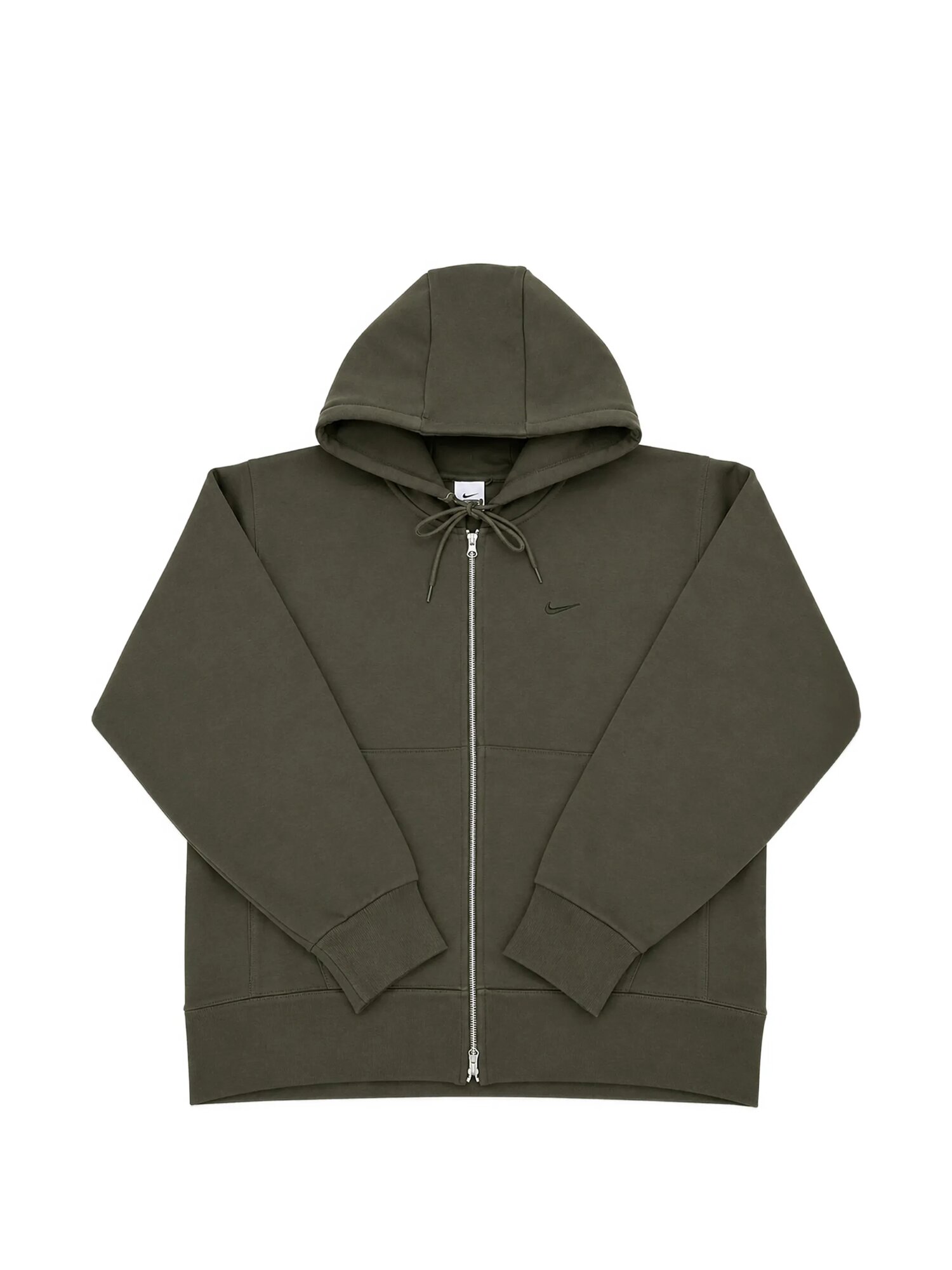 Худи Logo-embroidered zip-up hoodie