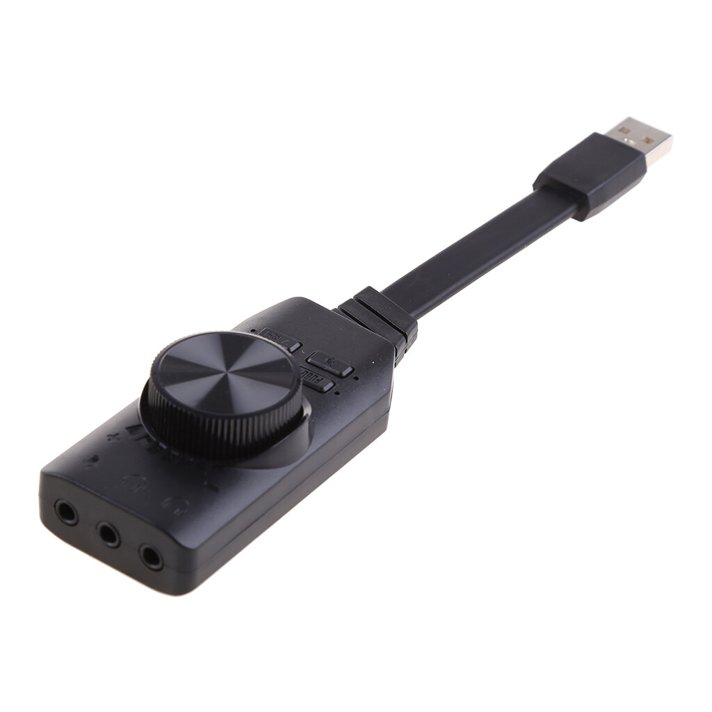 Виртуальная звуковая карта USB 3.0, 7.1-канальный адаптер объемного звучания, Аудиоадаптер для ПК