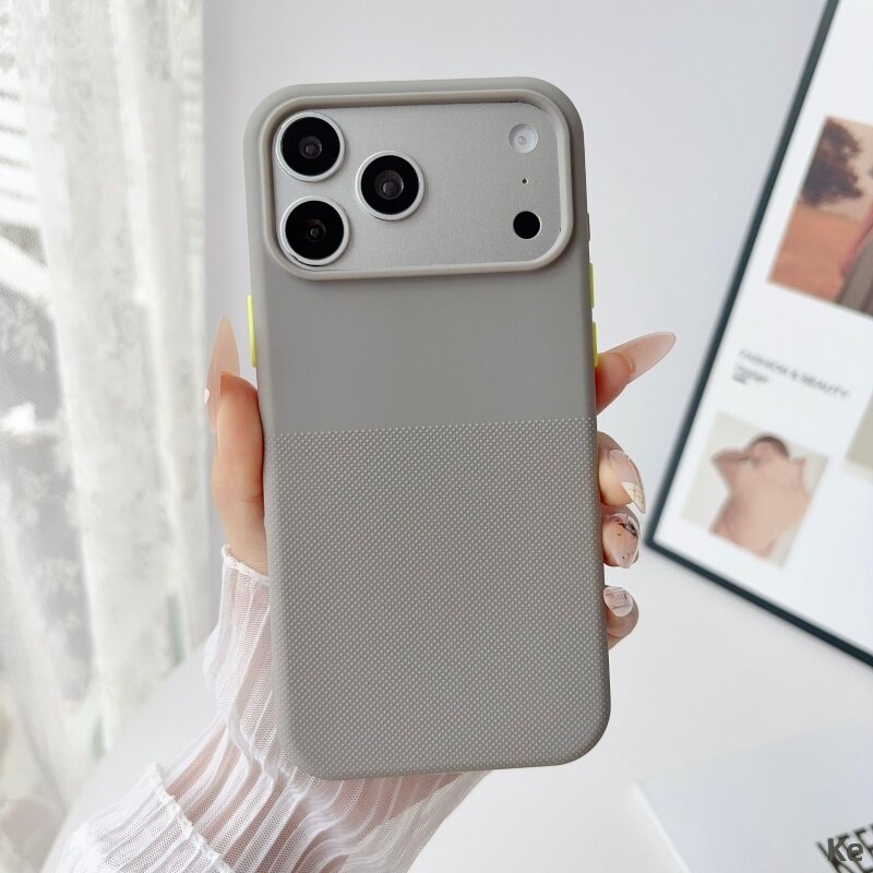 Чехол для iPhone 17 с магнитной зарядкой, серый