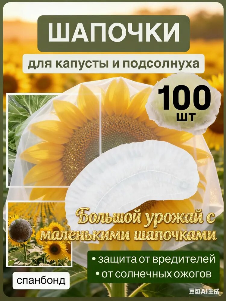 Укрывной материал Спанбонд, 25 г-кв. м, 100 шт