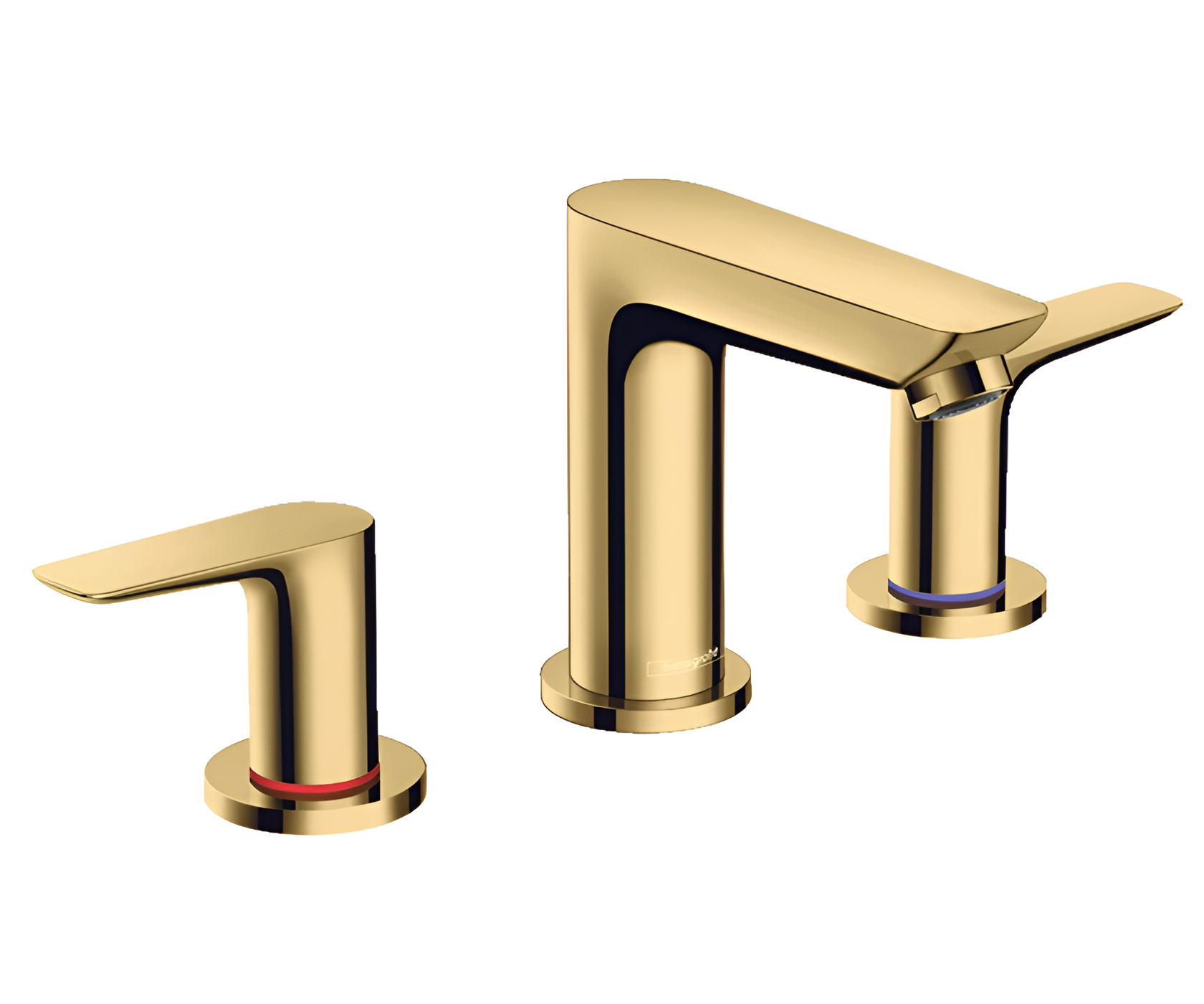 Смеситель для раковины со сливным гарнитуром Hansgrohe Talis E (71733990) золотой