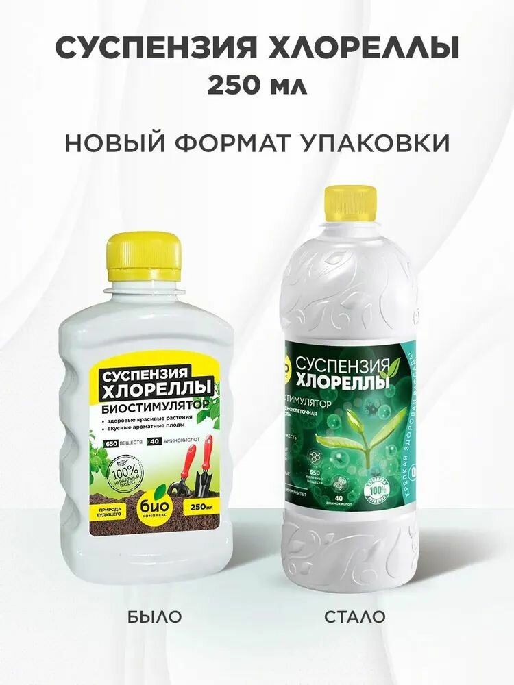 БИО-комплекс Суспензия Хлореллы, биостимулятор, 250 мл