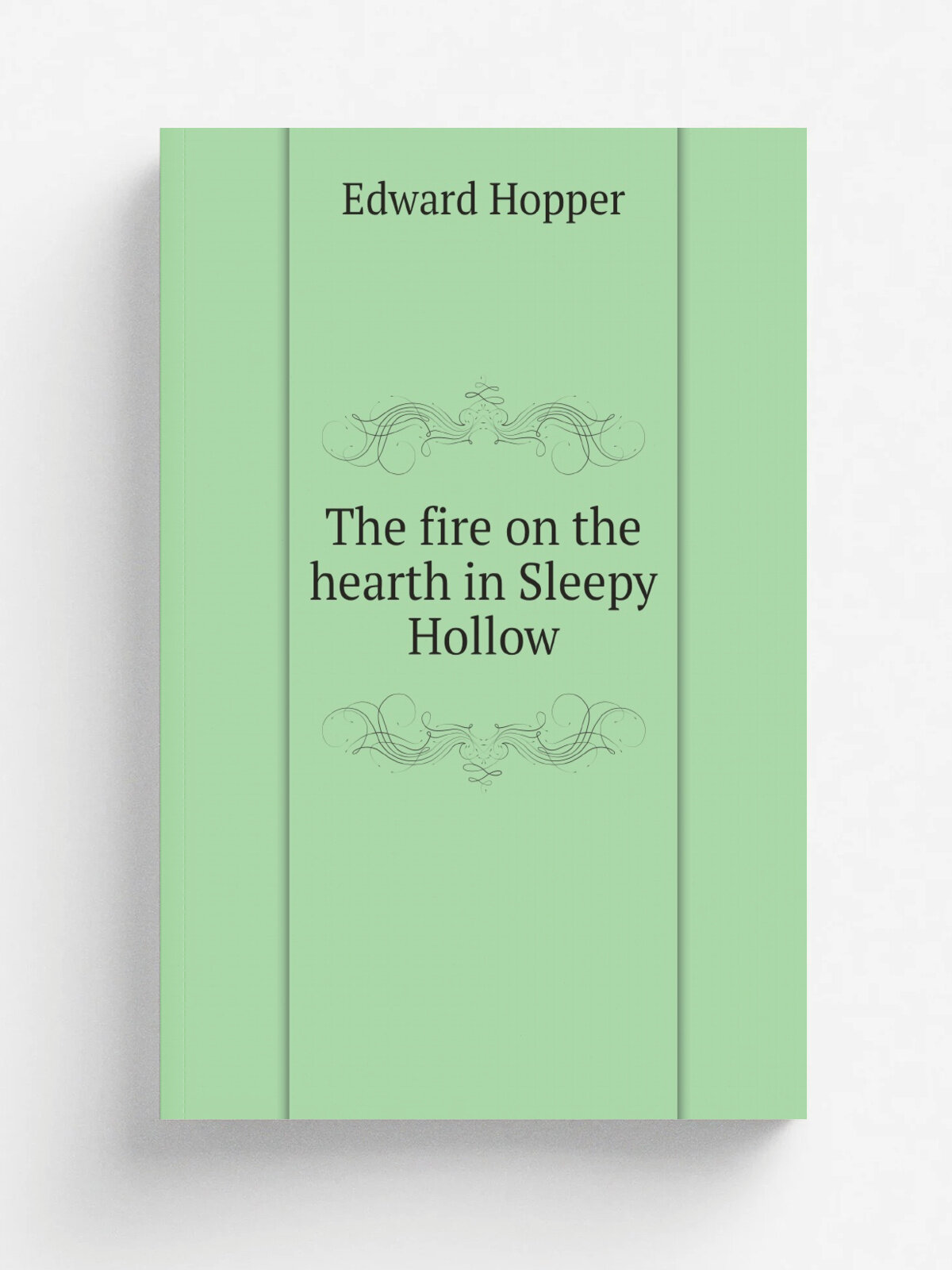 The fire on the hearth in Sleepy Hollow. A Christmas poem of the olden time