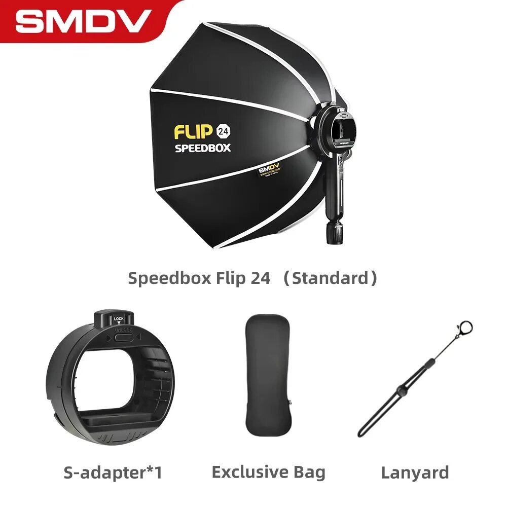 SMDV Flip 20 24 28 Софтбокс для Godox F24-S Softbox