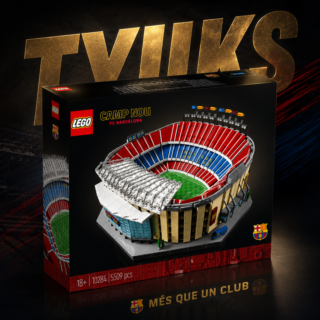 Конструктор LEGO Icons 10284 «Стадион Camp Nou FC Barcelona», 5509 деталей коллекционный набор
