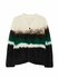 Кардиган Sacai Button-up cardigan, размер 52, бежевый/белый