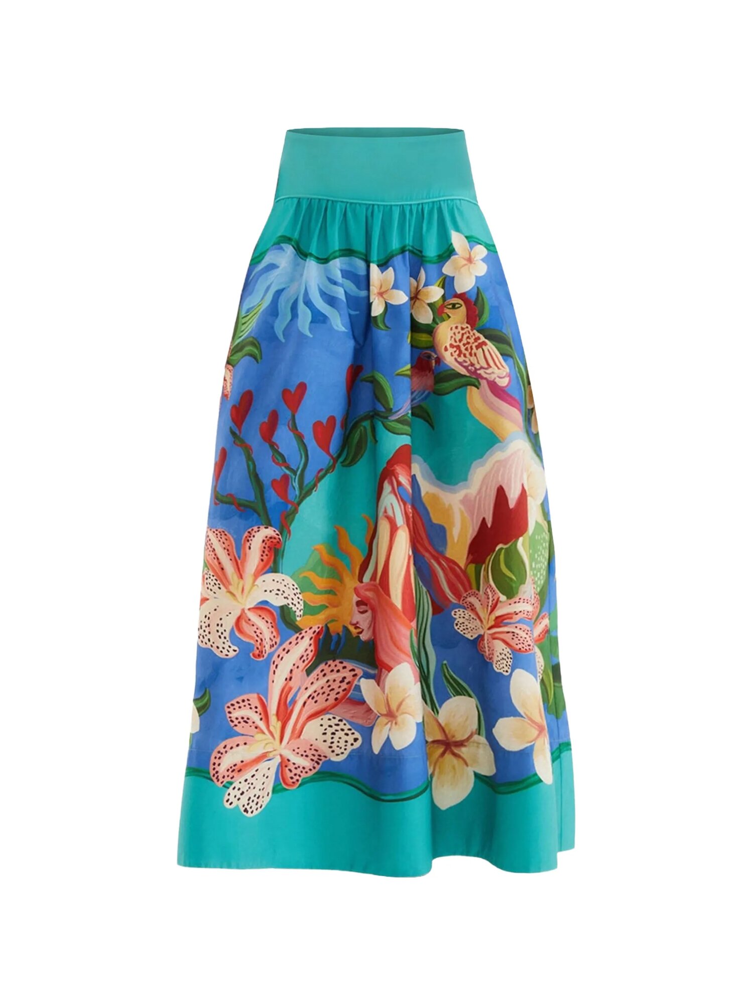Юбка FARM RIO Garden of Life midi skirt