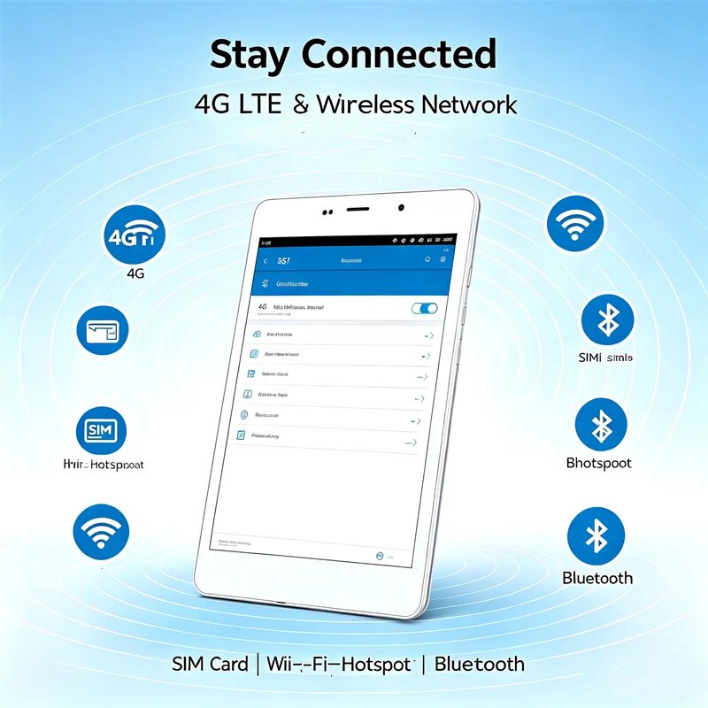 Планшет Jumper Tab, 8", 3/32ГБ, Wi-Fi+4G, Android