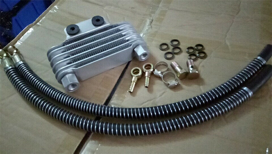 Small Oil Cooler radiator Motorcycle High performance refit accessories for Dirt Pit Bike Monkey Racing Kayo BSE Chinese 110 125CC