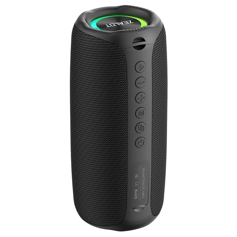 Zealot-MP2 Портативная Bluetooth-колонка 20Вт Черный, black