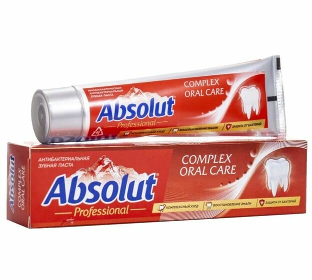Весна Absolut PRO Complex oral care Зубная паста Комплексная защита полости рта (в пенале), 110г