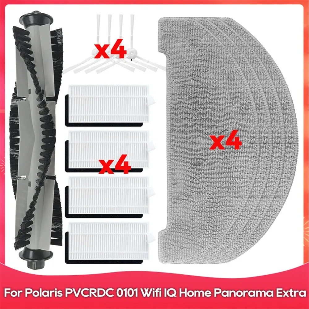Для Polaris PVCRDC 0101 Wifi IQ Home Panorama Дополнительная Роликовая Боковая Щетка