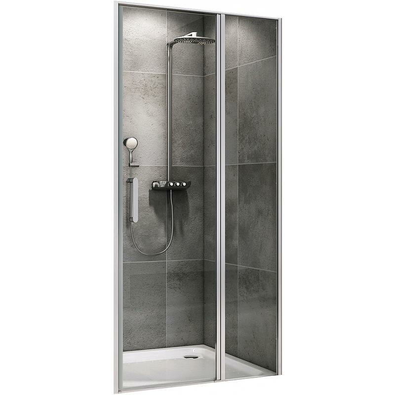 Душевая дверь Abber Sonnenstrand 110 AG04110S профиль Хром стекло прозрачное