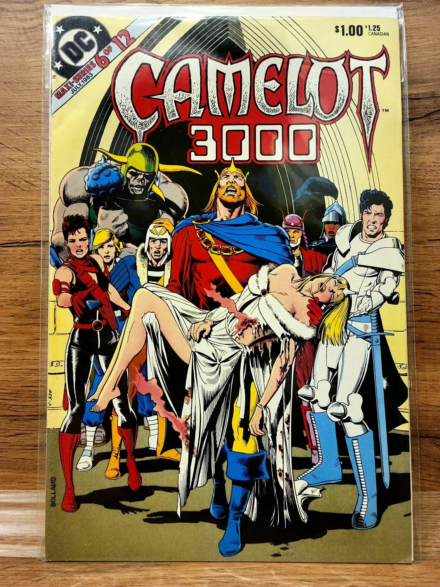 Ретро Комикс Camelot 3000 #6. 1983 Год.