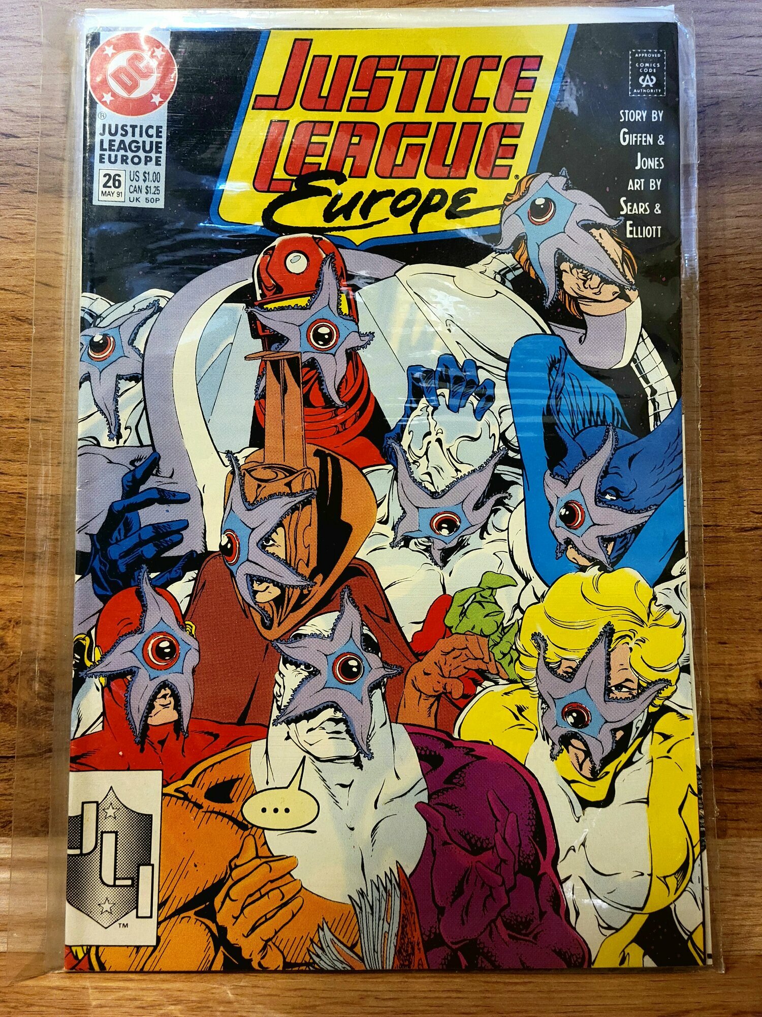 Ретро Комикс Justice League #26. 1991 Год. Оригинал!