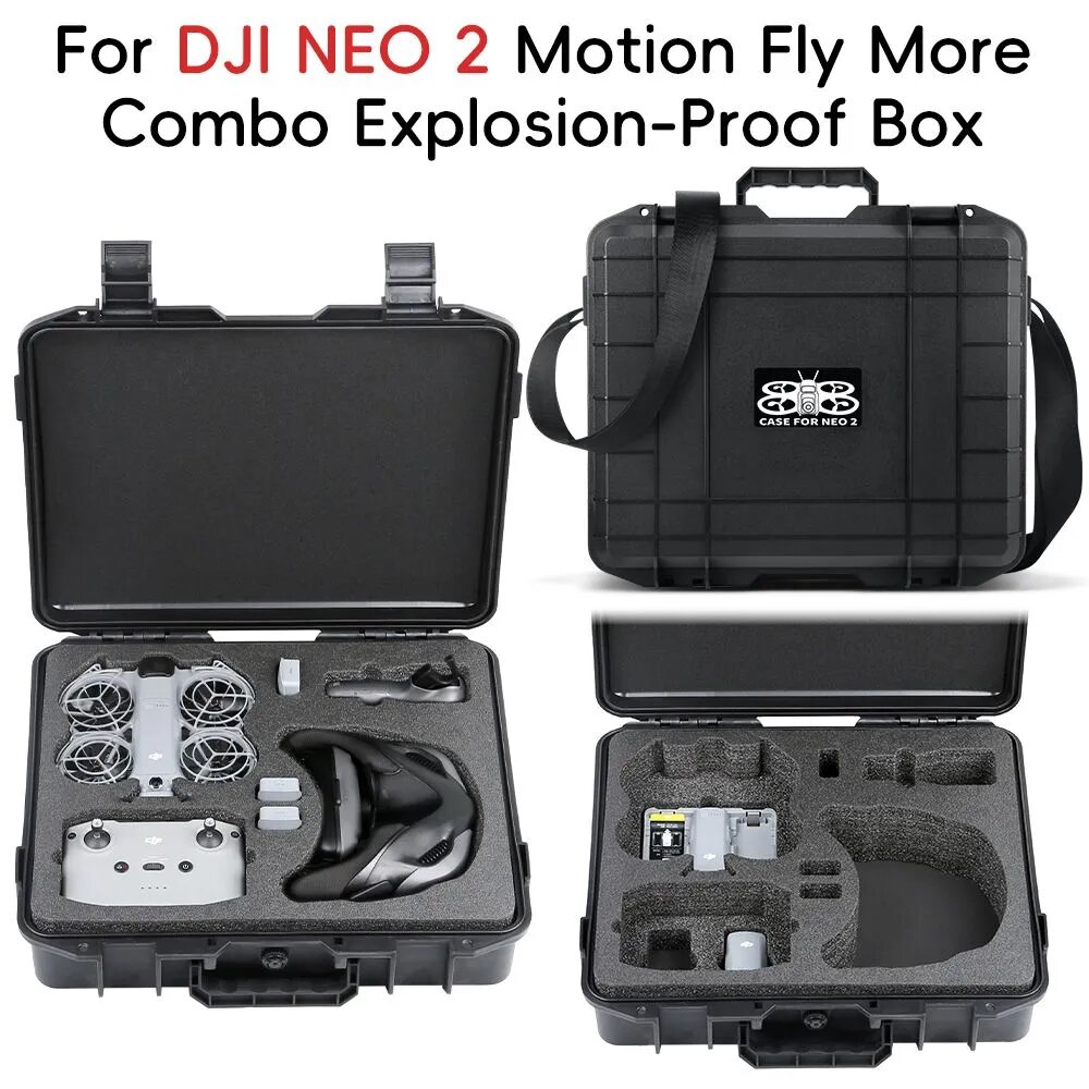 Подходит для сумки для хранения neo 2 / flying glasses N3, взрывозащищенной коробки, сумки через плечо для аксессуаров для камеры