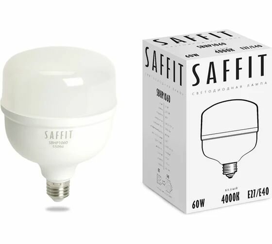Лампа светодиодная 60W 230V E27-E40 4000K