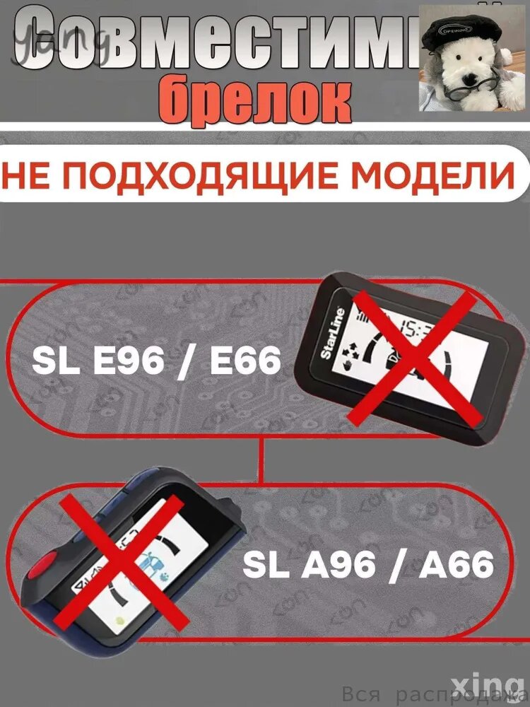 Автосигнализация Starline A93, брелок для сигнализации A36, A39, A63, E60, E90, E91, E93, 2CAN/1LIN — фото 1