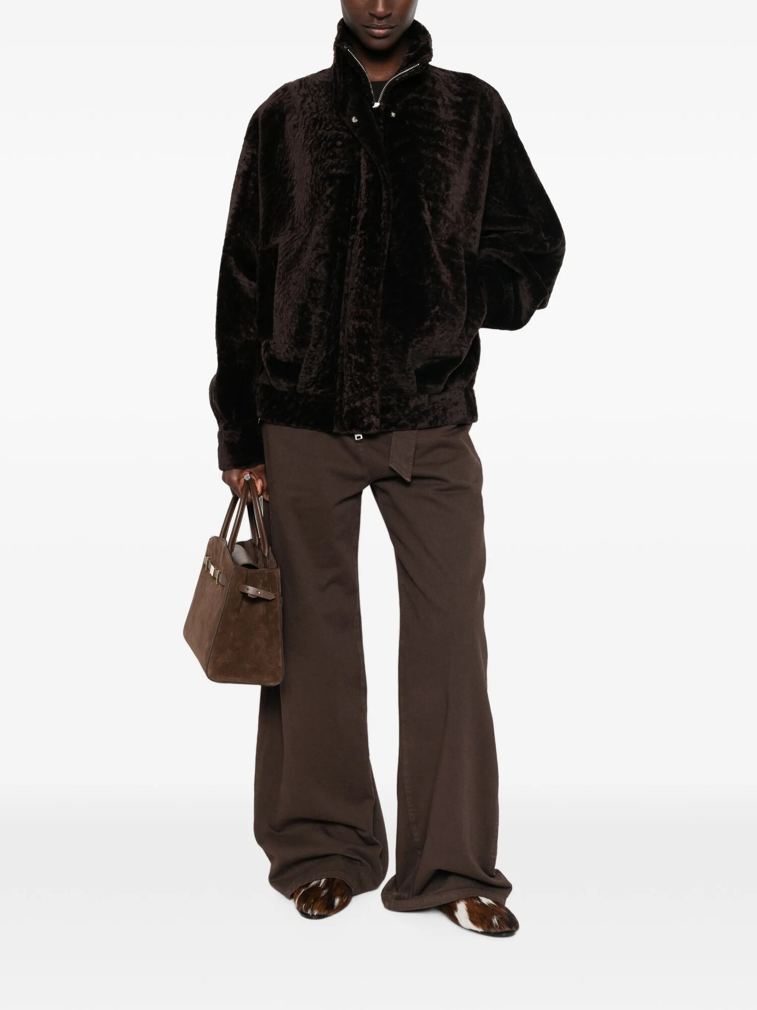 Куртка Arma Paula high-neck shearling jacket, размер 36 — фото 1