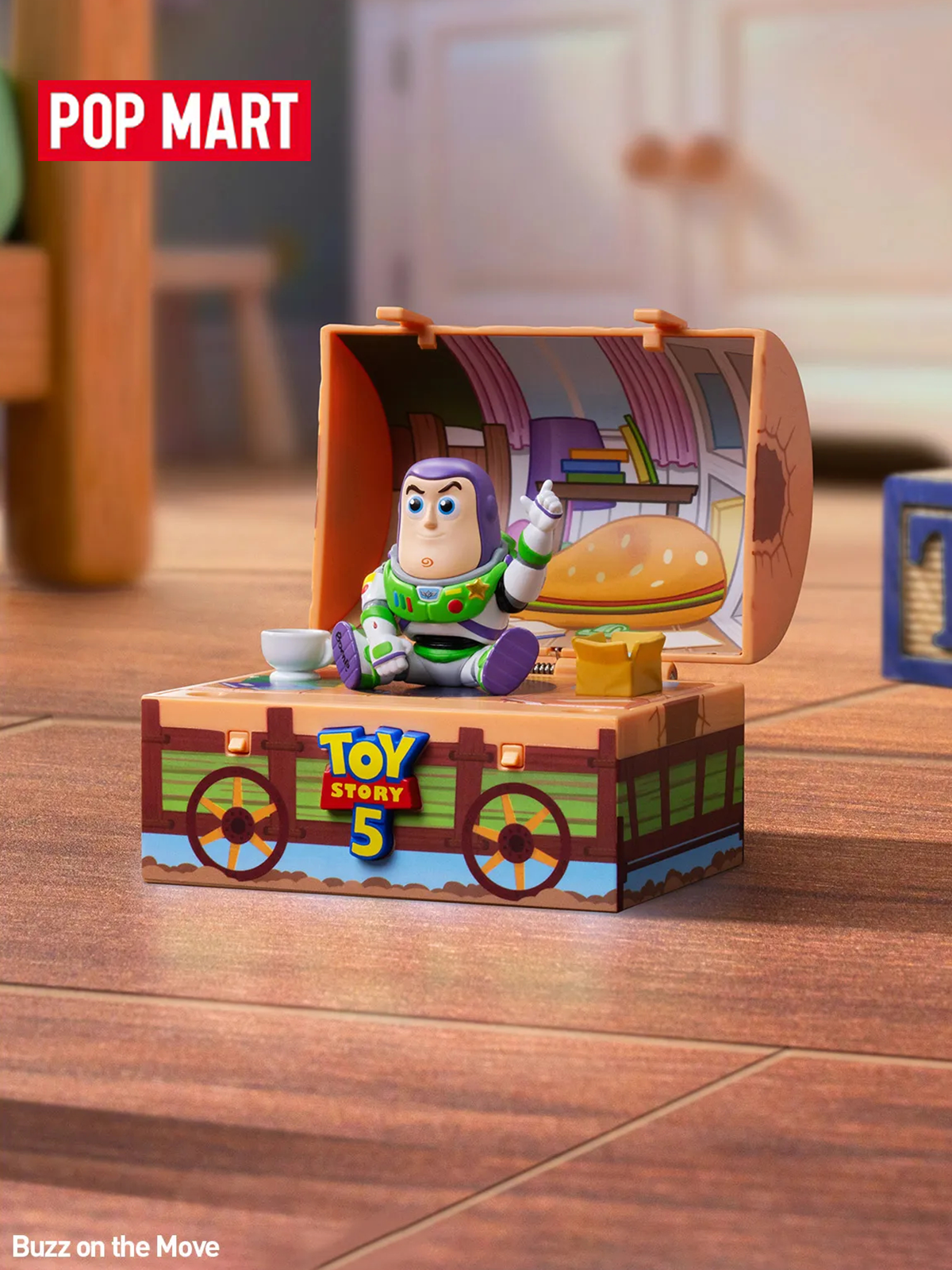 Коллекционная фигурка Слепая коробка Pop Mart Disney/Pixar Toy Story 5 Series Figures-Buzz on the Move