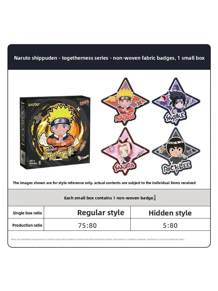 Коллекционные карты KAYOU Naruto Shippuden Ninja World Crisis 2nd Ed Значки в