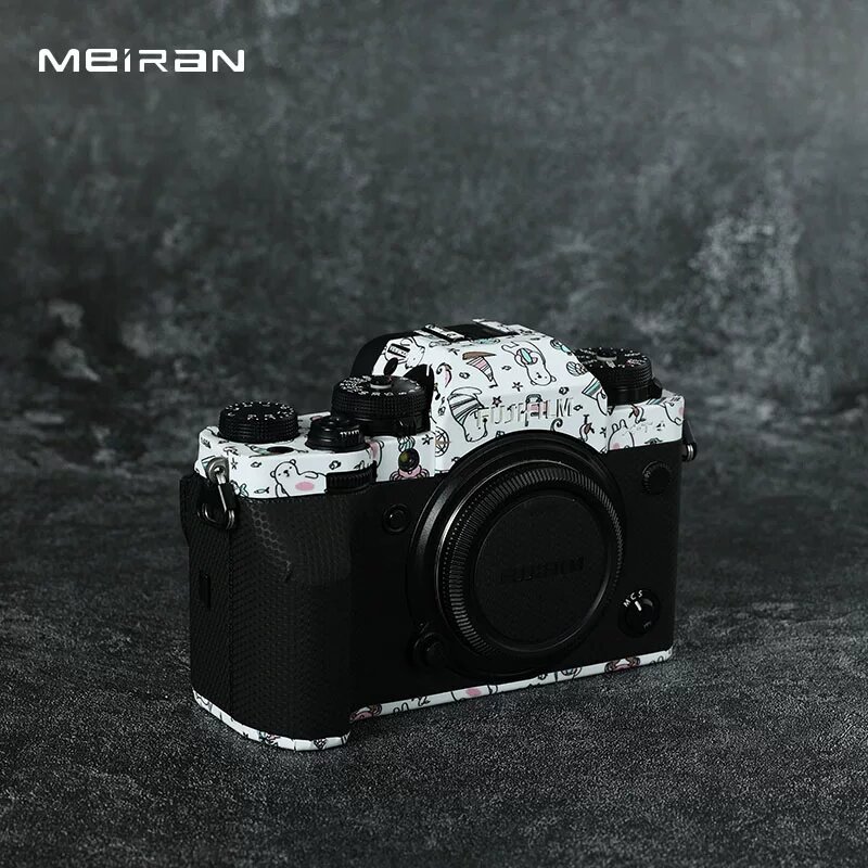 Fuji XT4 Медведь и море полное покрытие наклейка для тела камеры с природным дизайном