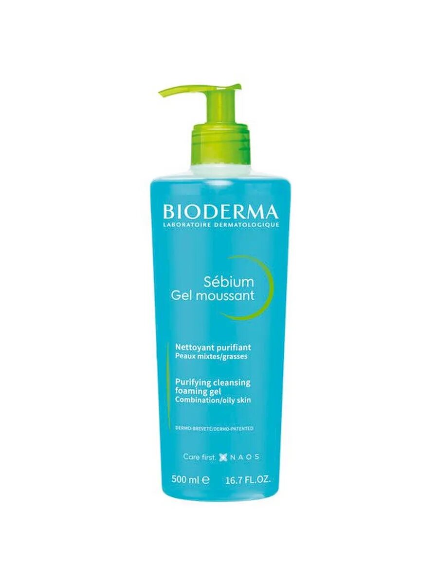 Гель для умывания жирной и проблемной кожи лица Sebium Bioderma/Биодерма фл. 500мл