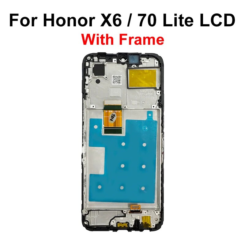 Новый дисплей для Honor X6 VNE-LX1, ЖК-дисплей с сенсорным экраном в сборе для Honor X6b With Frame