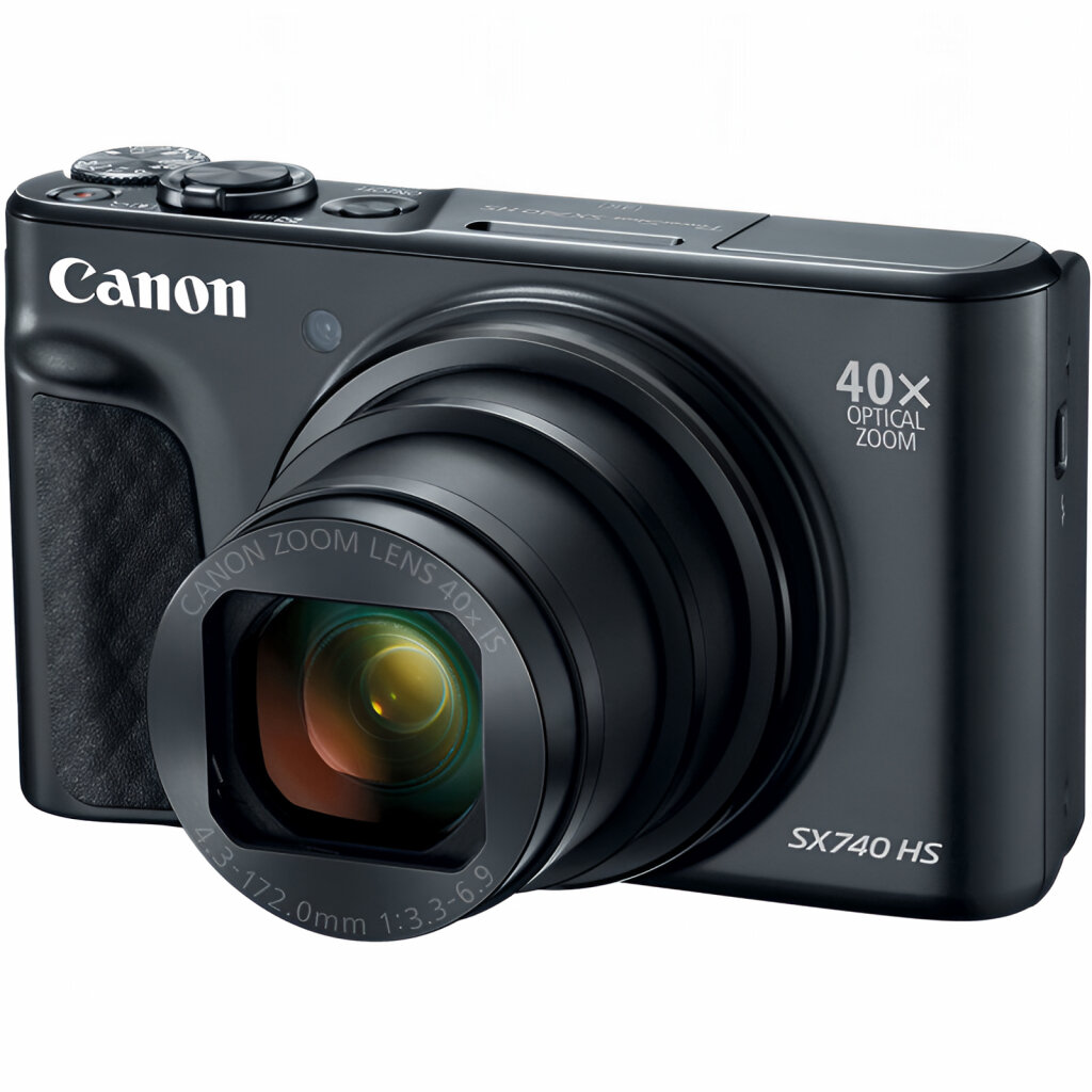 Фотоаппарат Canon PowerShot SX74 HS 4K BSI CMOS, Black (Черный)